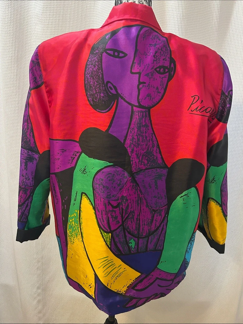 Vintage | Jackets & Coats | Vintage 8s Picasso Rainbow Blazer Jacket ...